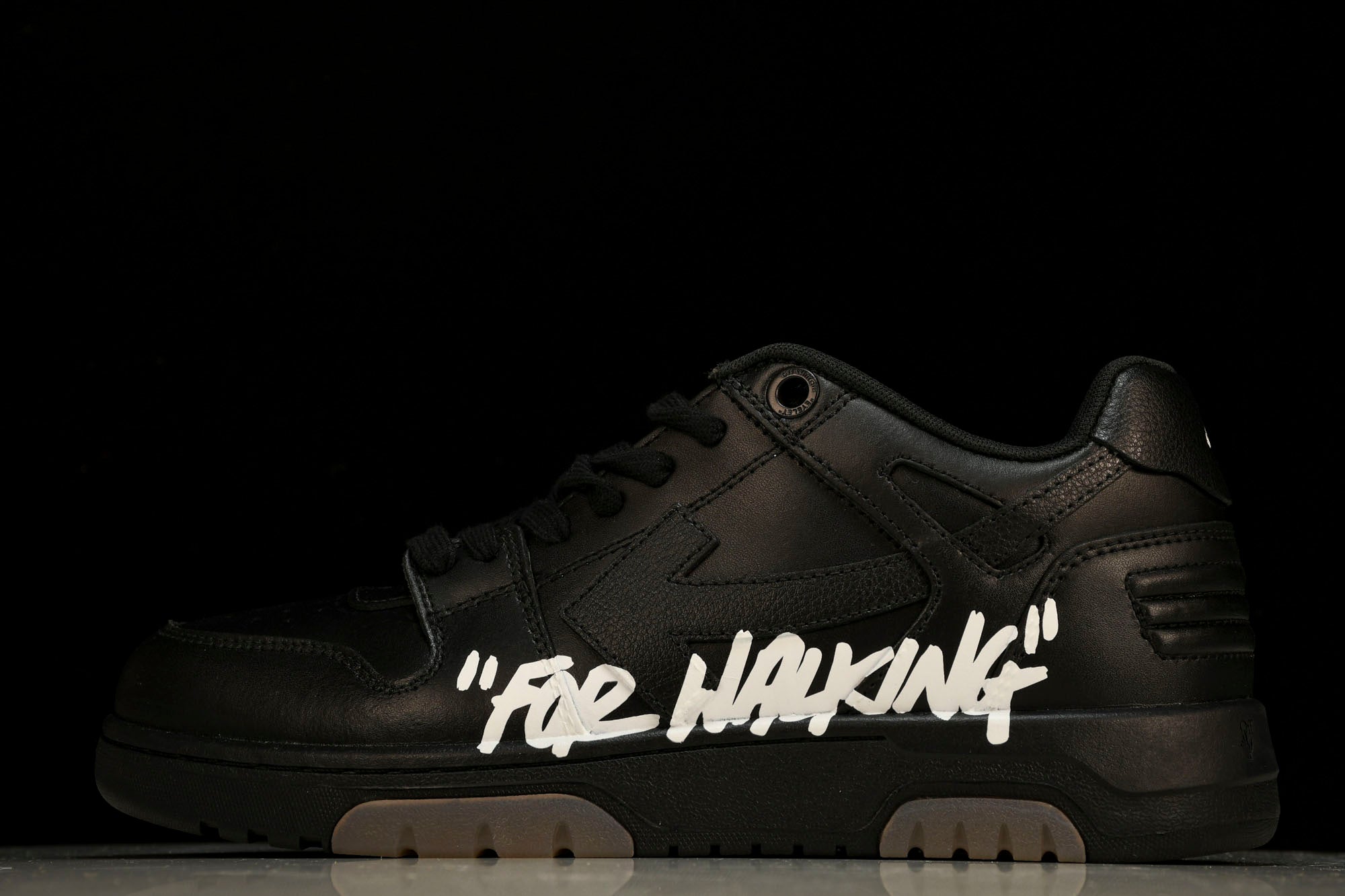 Off-White Out Of Office OOO Low Top "For Walking" - Black White – Drip ...