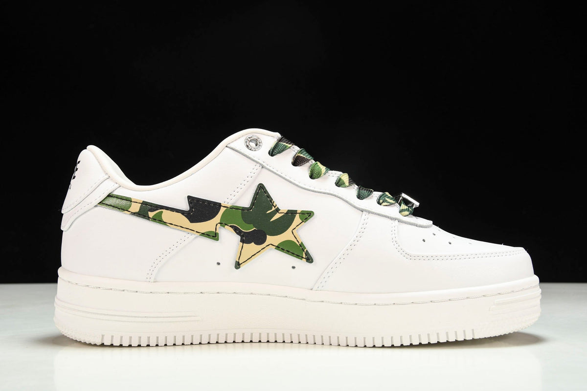 A Bathing Ape Bape Sta ‘White ABC Camo Green' – Drip Locker Global