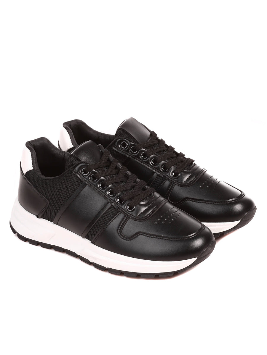 Black White Leather Sneaker – Drip Locker Global