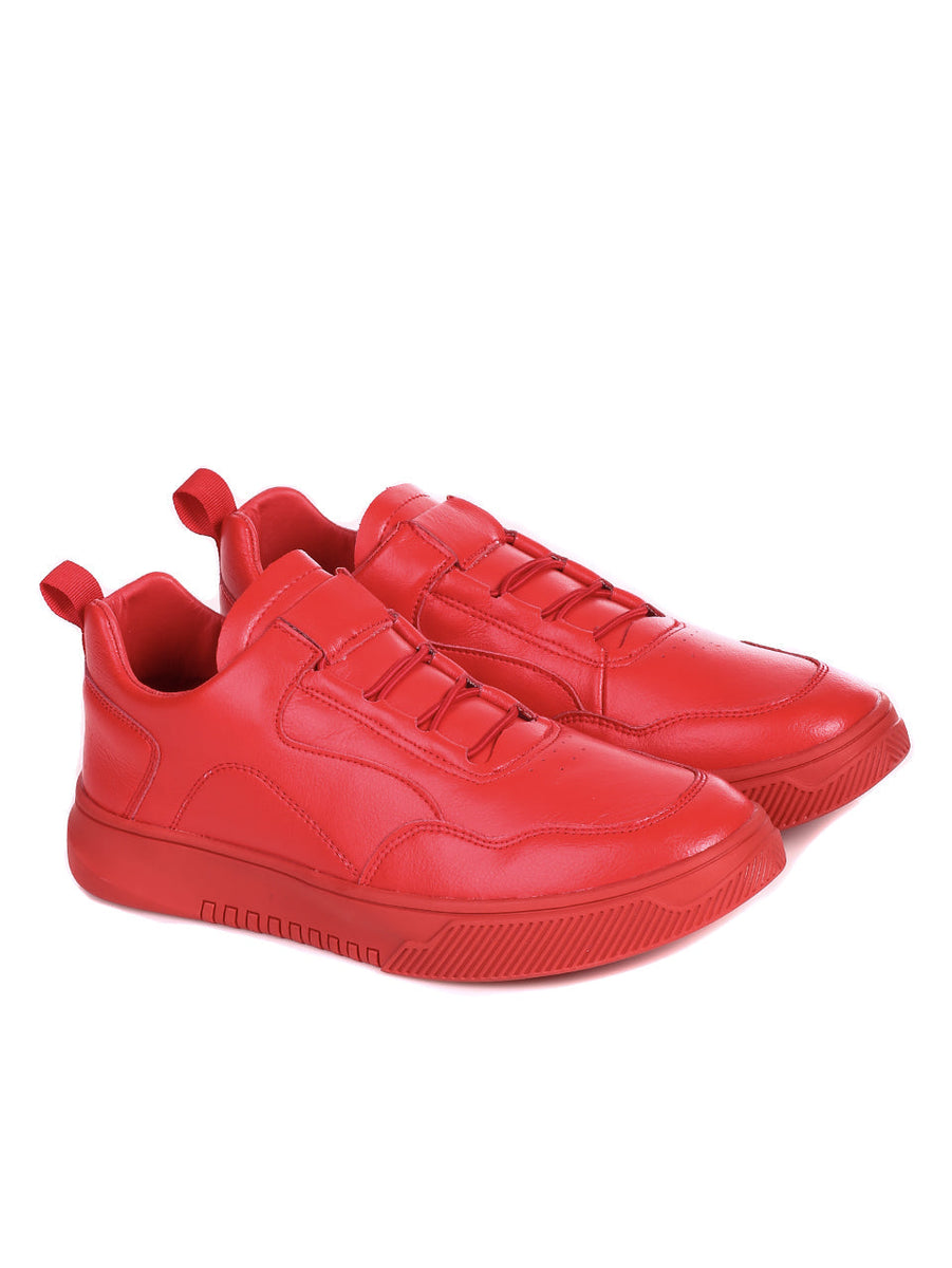 Low Red Leather Sneaker – Drip Locker Global