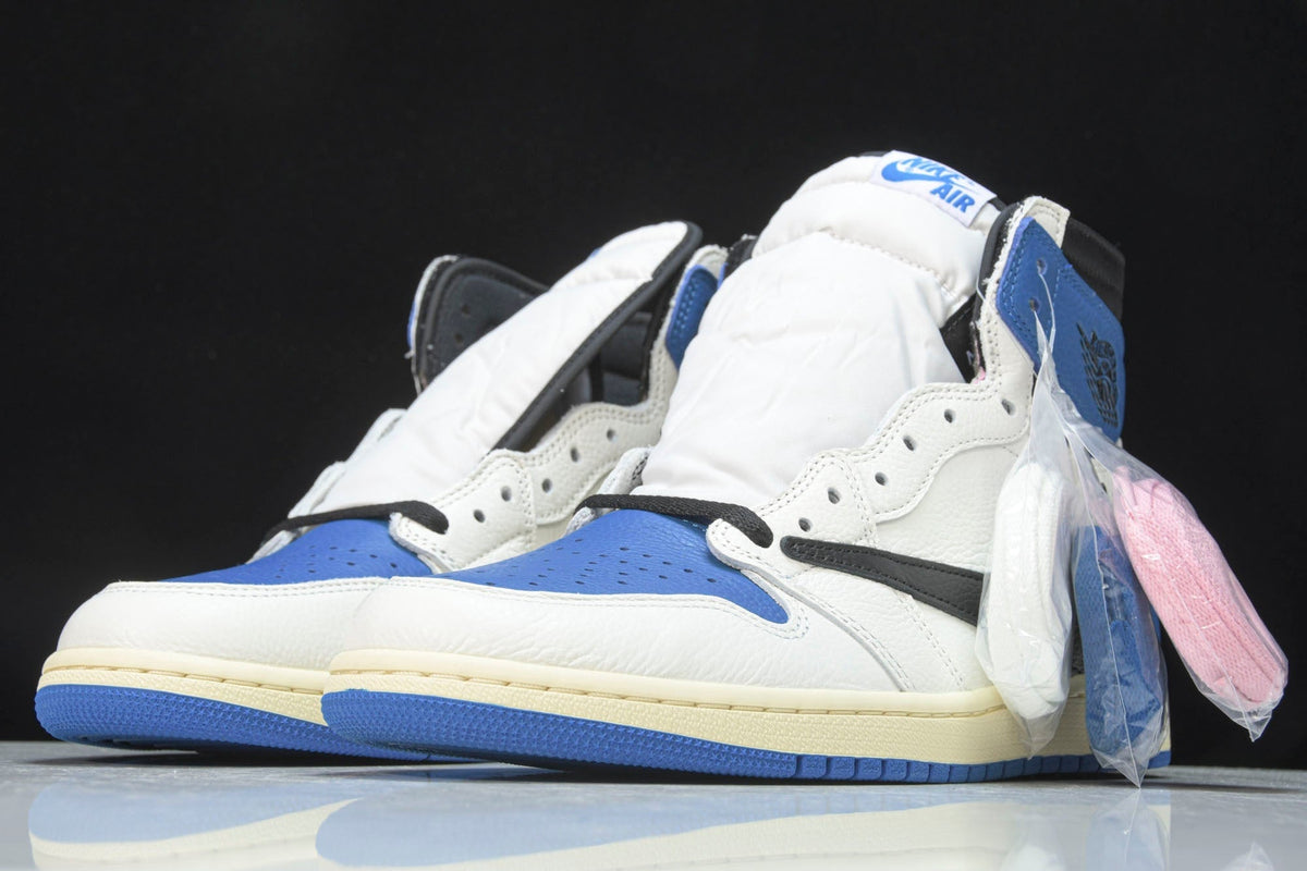 Travis Scott AJ1 Retro High x Fragment ‘Military Blue' – Drip Locker Global